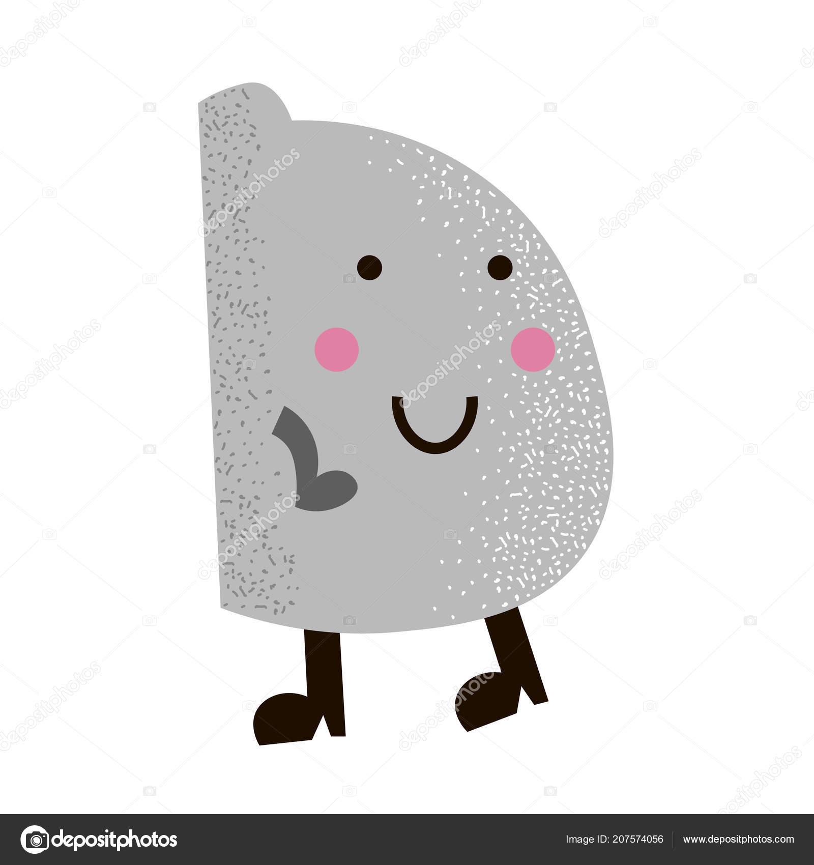 Fonta anak. Alfabet anak-anak. Surat menarik tangan yang lucu untuk ...