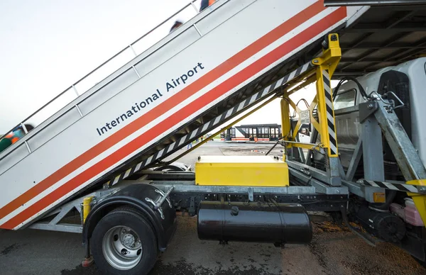 Airport truck ladder Stock Photos, Royalty Free Airport truck ladder ...
