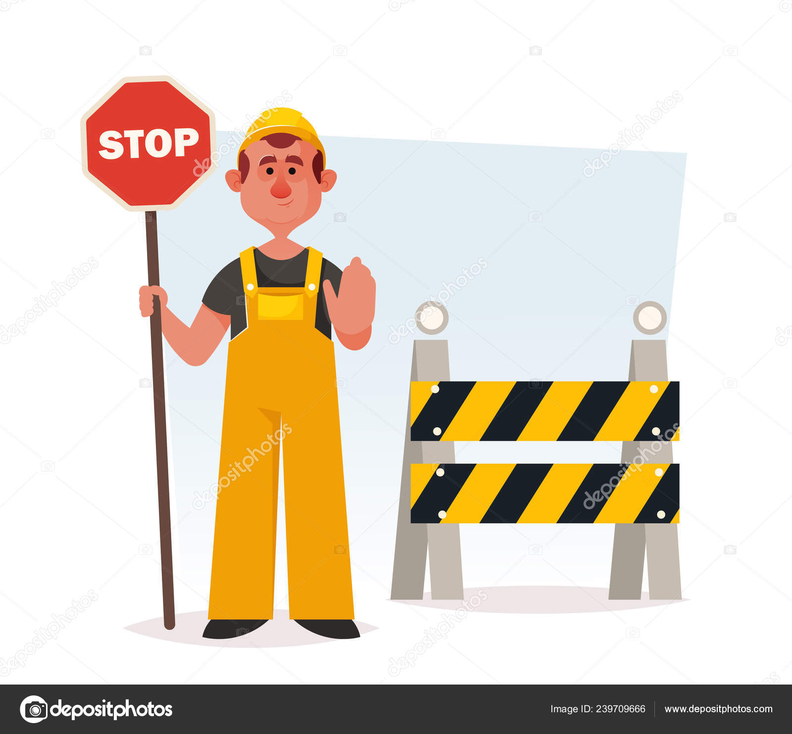 Funny Stop Sign Cartoon