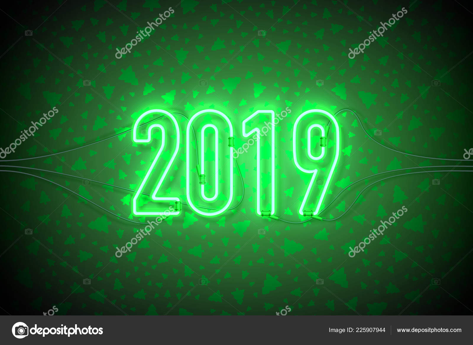 Neon 2019 set-02 Stock Vector Image by ©morokey27.gmail.com #225907944