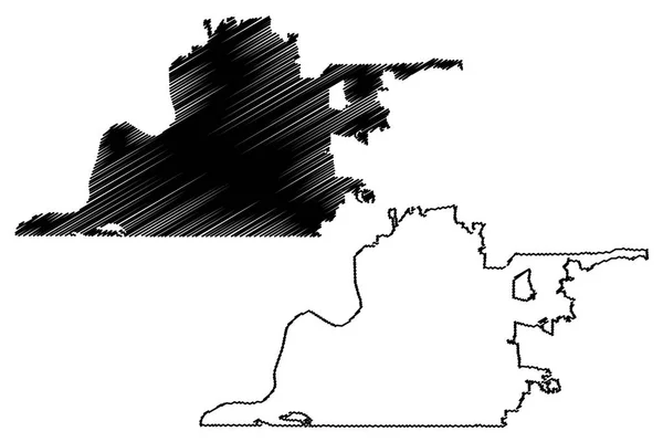 Plantilla En Blanco Del Mapa Del Medio Oeste 589 Imágenes, Fotos De