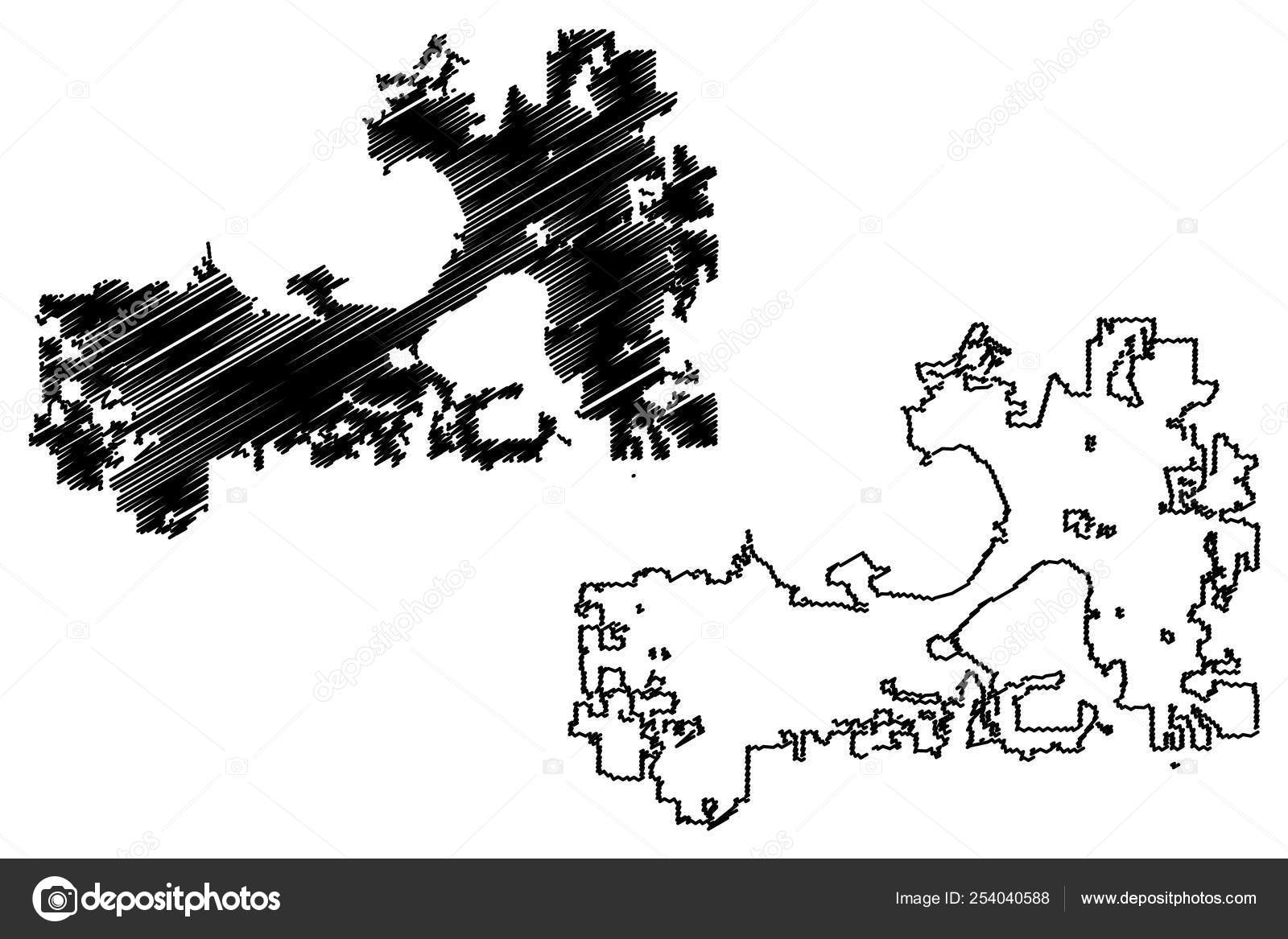 Madison City map vector — Stock Vector © Danler #254040588