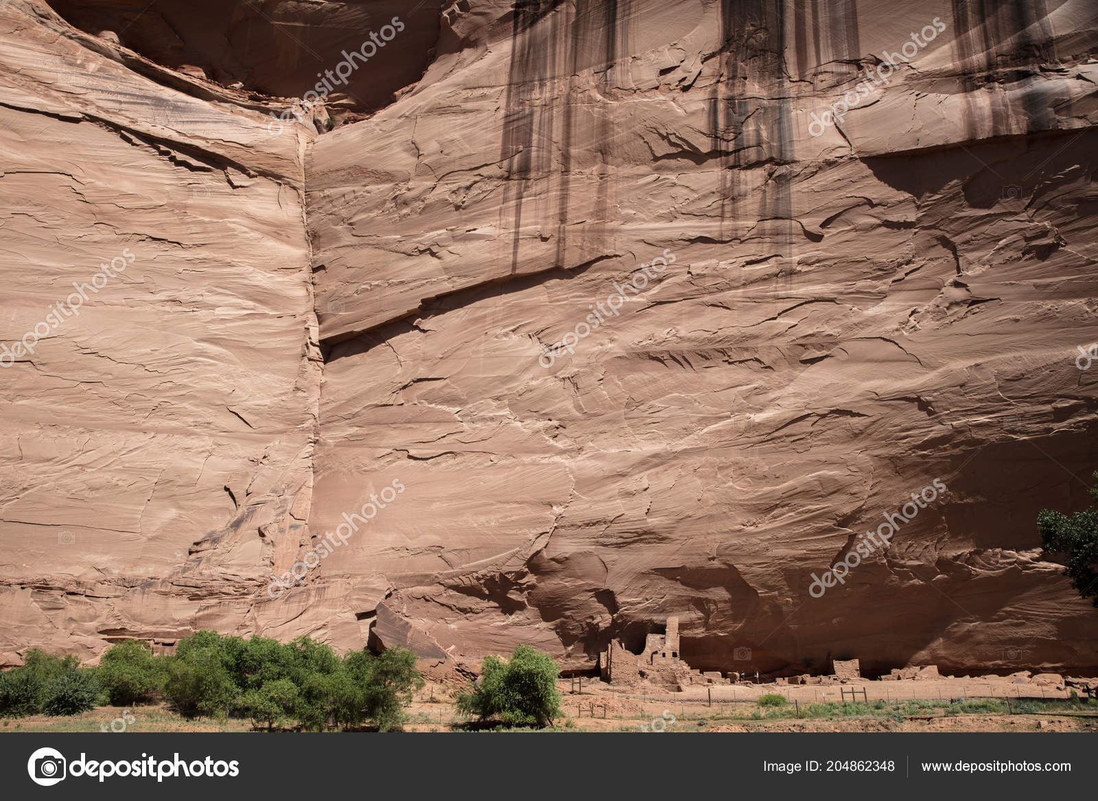 Ancient Native American Ruins Canyon Chelly Chinle Arizona — Stock ...