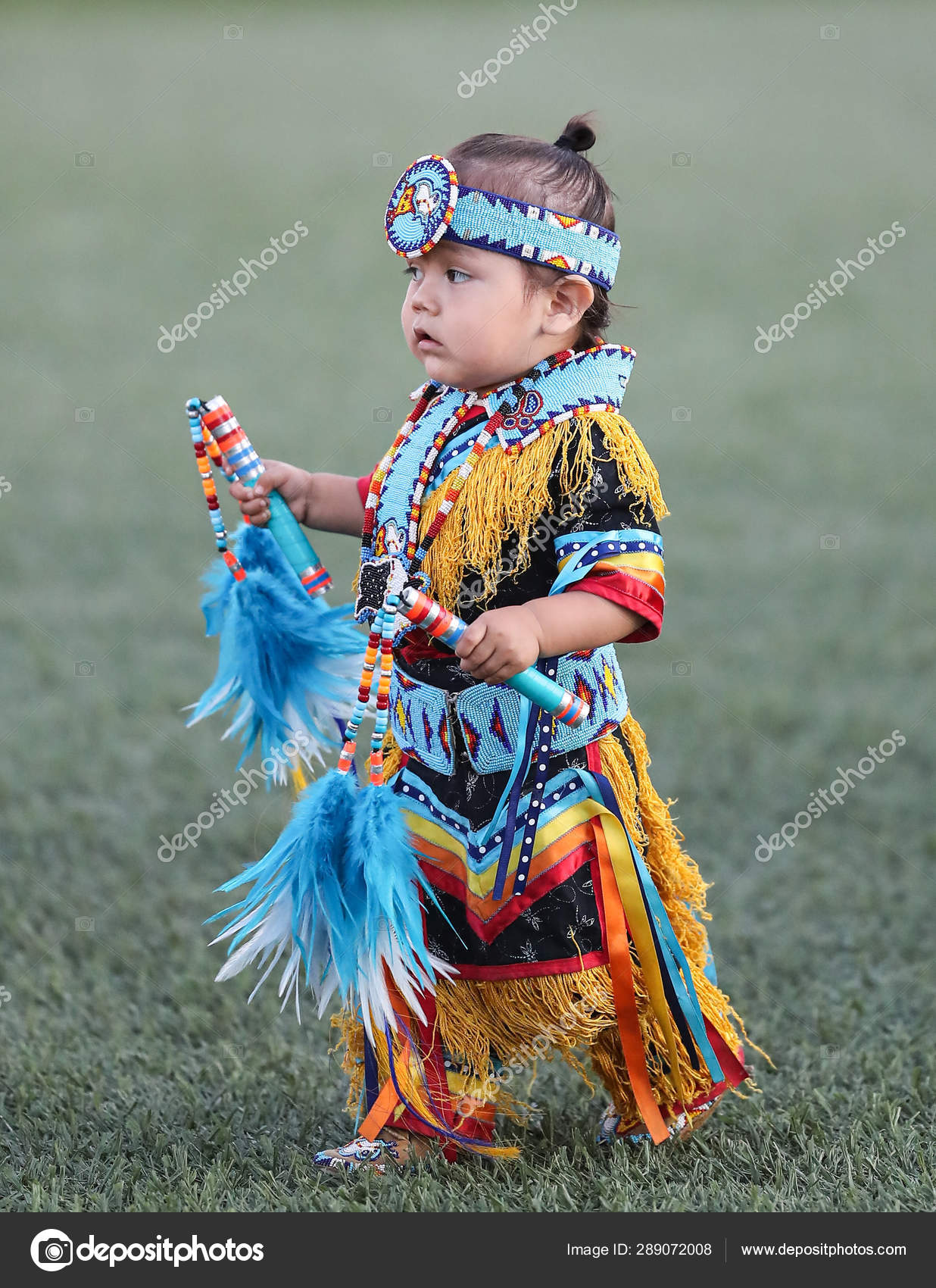 Native American Children Dancing
