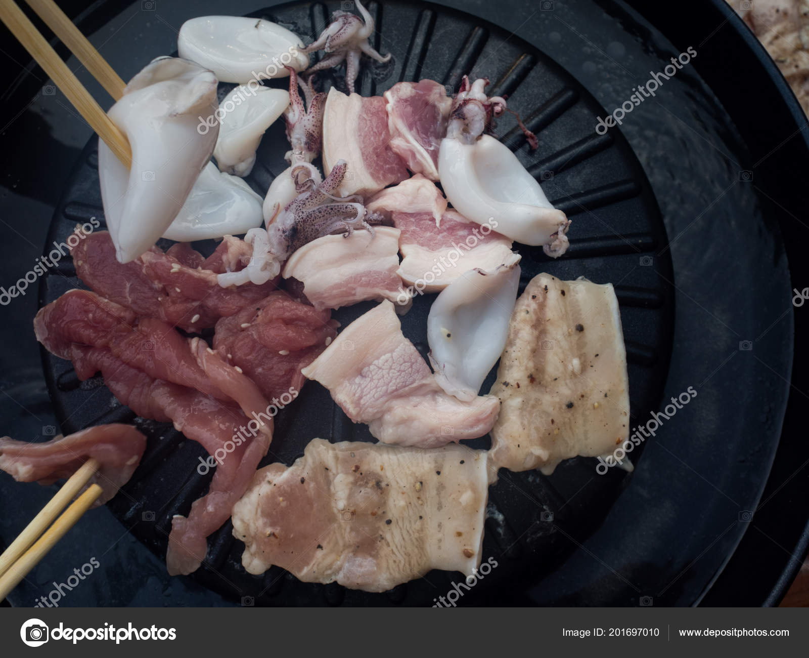 Cooking Barbecue Thai Style Called Moo Kra — Stock Photo © dec.nui ...