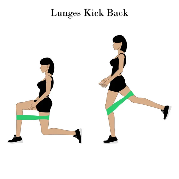 Lunge Kicks Exercise