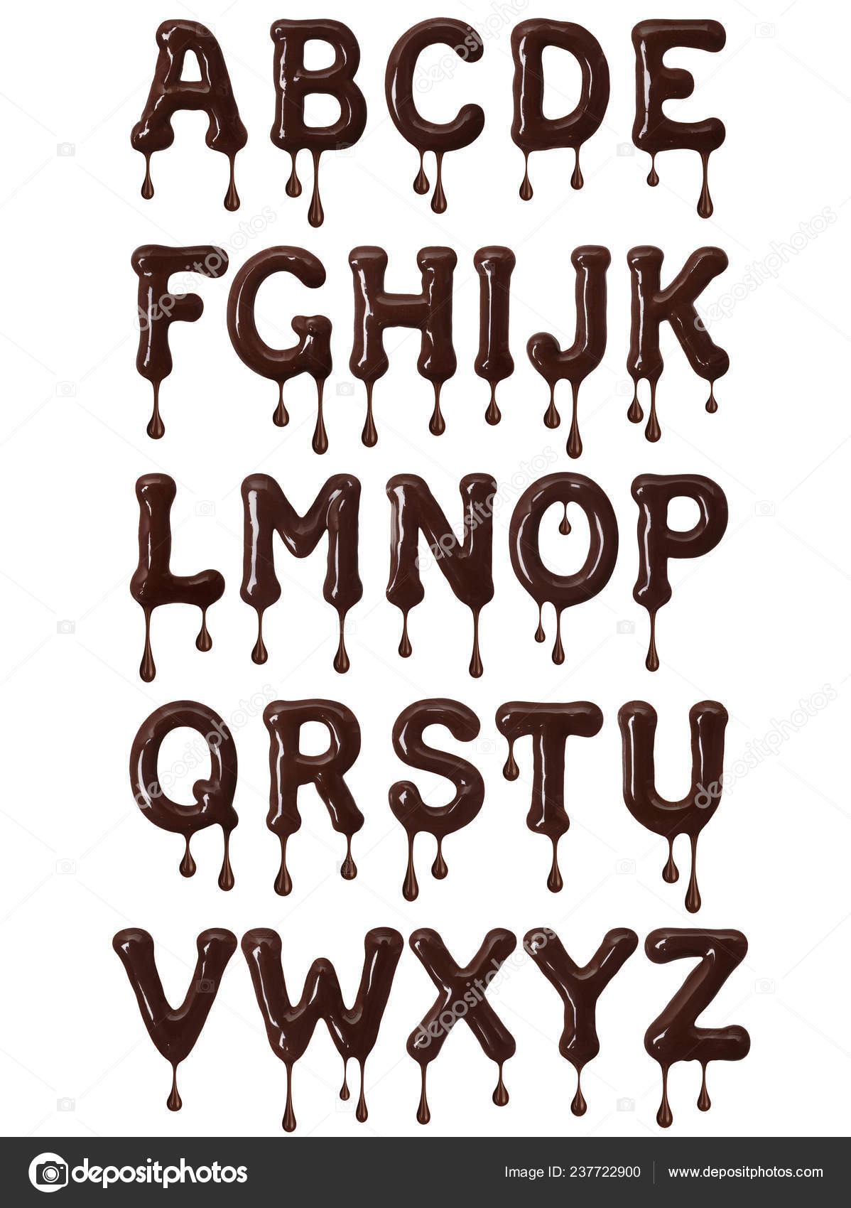 Melting Letters Font