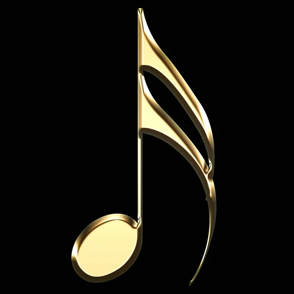 Pentagrama Musical Con Clave Agudos Dorados Ilustración Notas Tema ...
