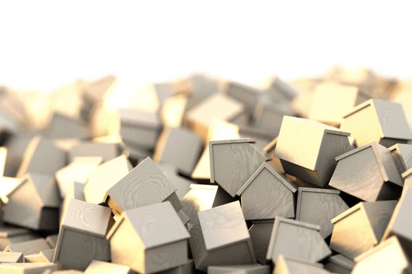 Infinite Wooden Homes Rendering Background Stock Photo by ©tostphoto ...