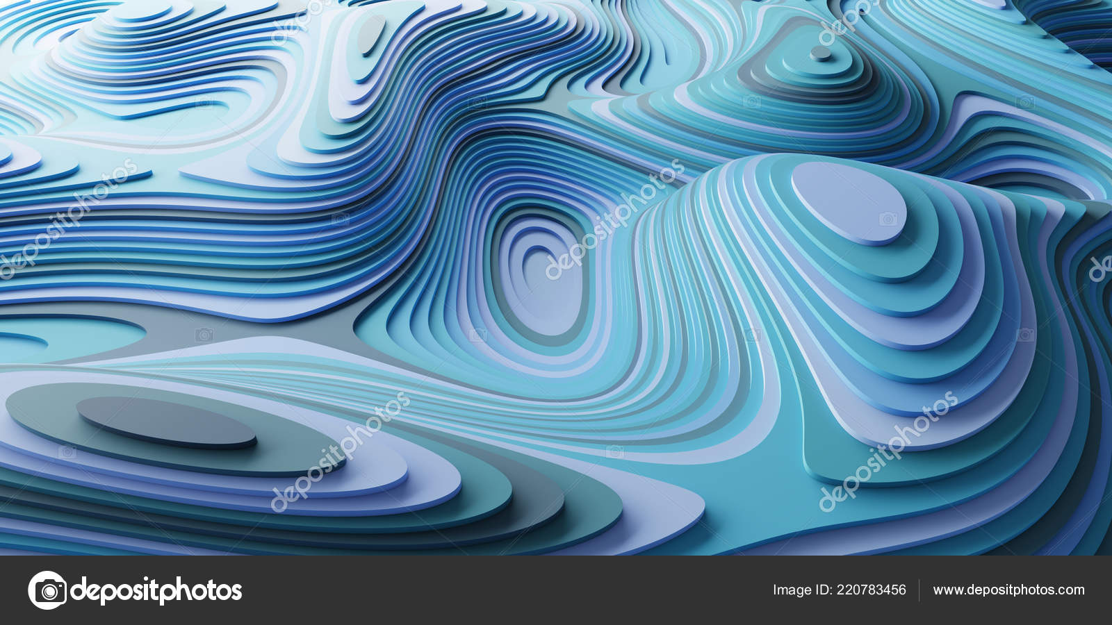 Blue Abstract Background Curve Shapes — Stock Photo © tostphoto #220783456