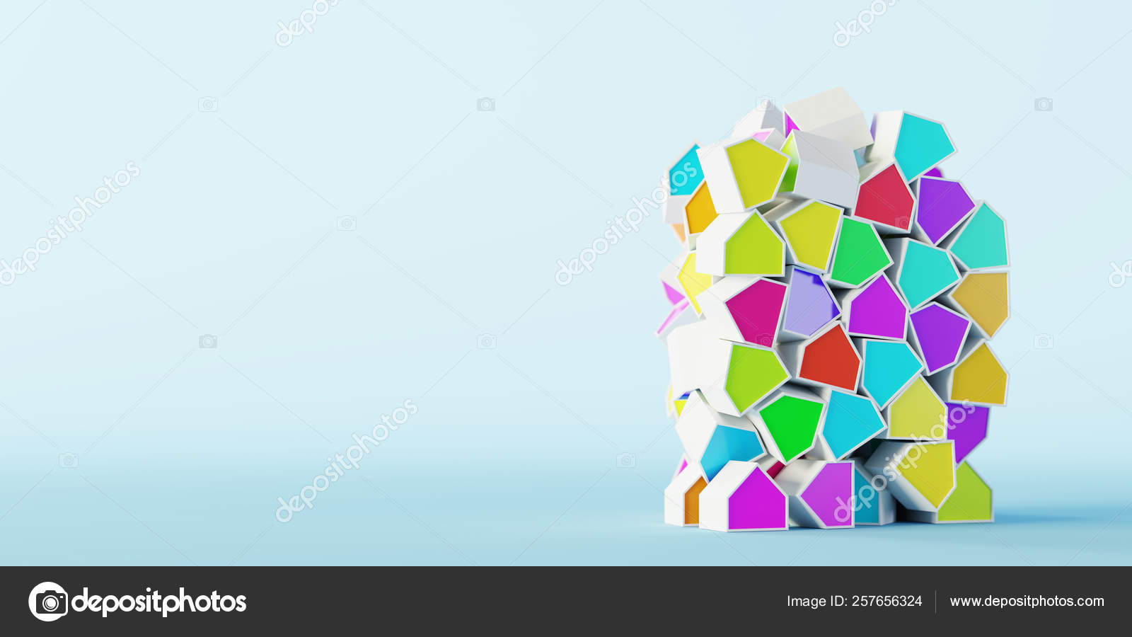 Infinite Homes Background Original Rendering Stock Photo by ©tostphoto ...