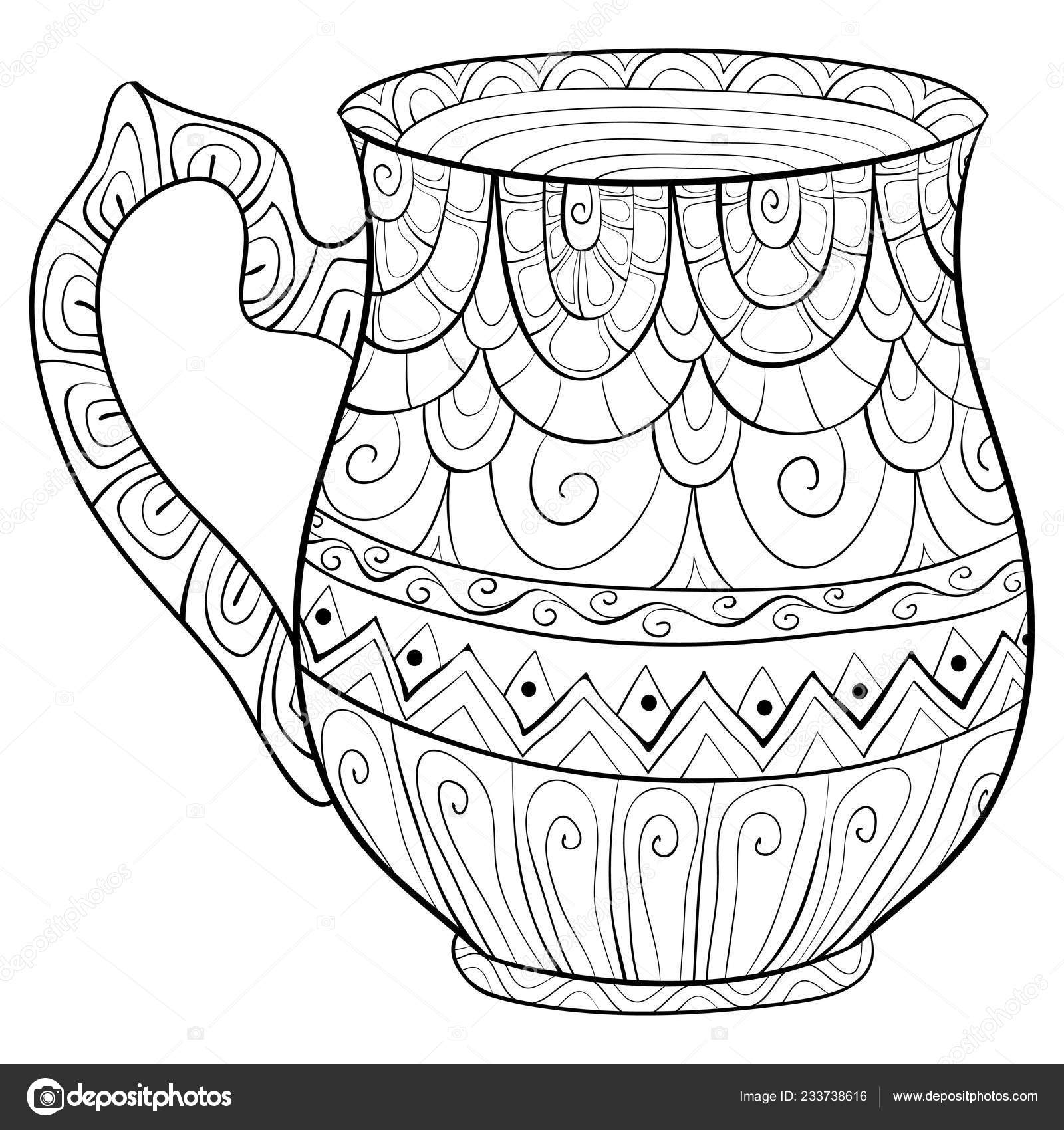 Jug Coloring Pages