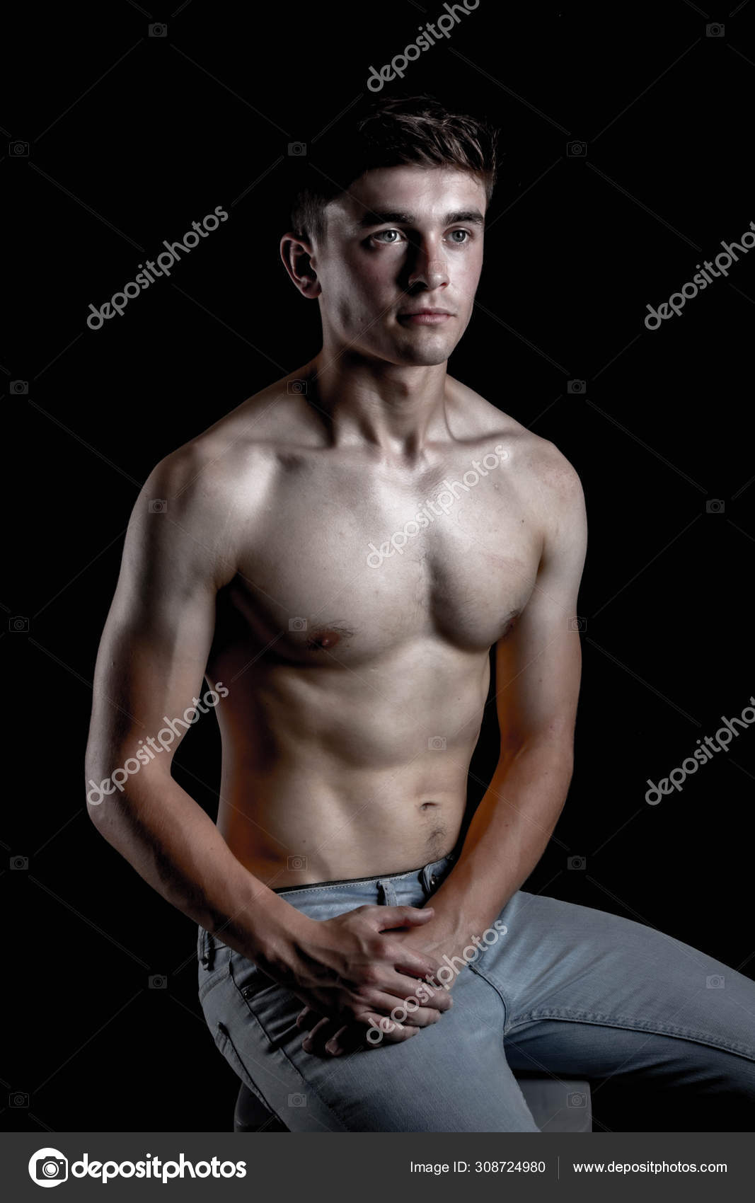 Low Key Studio Portrait — Stock Photo © Triumph0828 #308724980