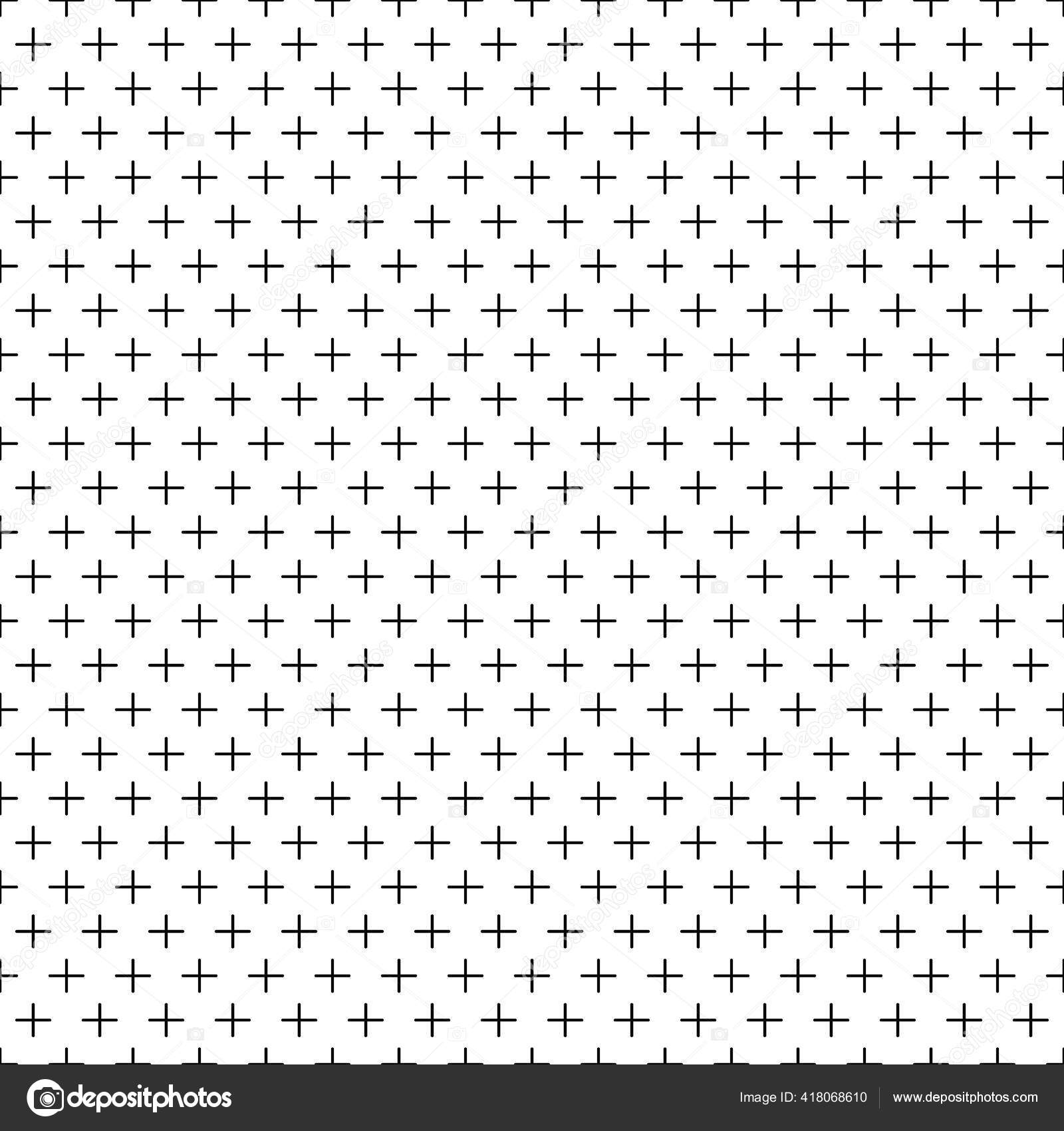 Seamless Pattern Crosses Ornament Background Repeated Cross Shapes ...