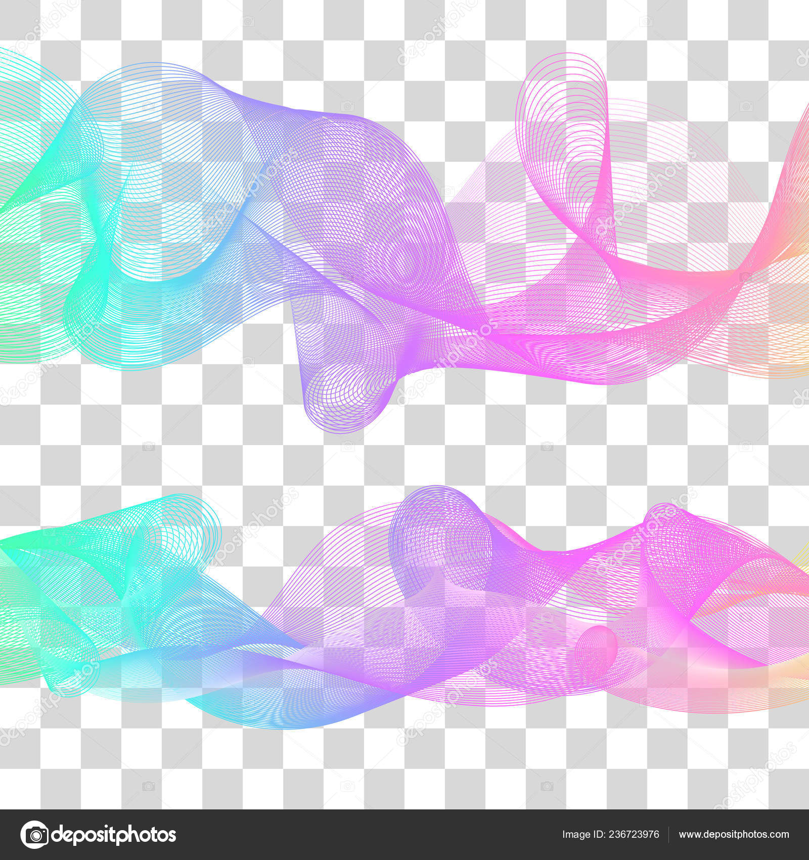 Curved Lines Design Element