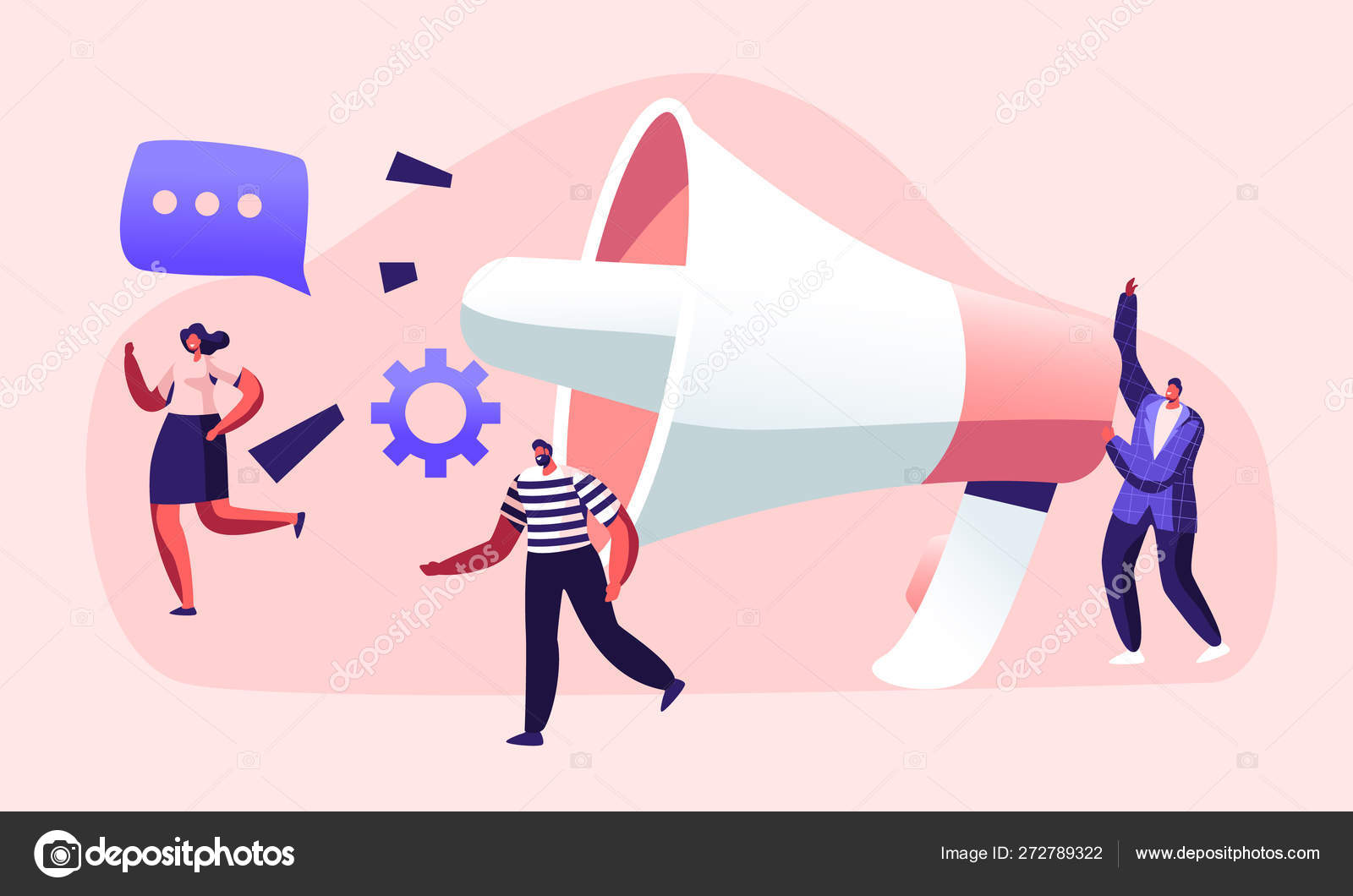 Public Communication Cartoon