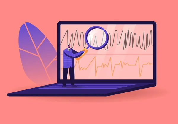 Polygraph chart Vector Art Stock Images | Depositphotos