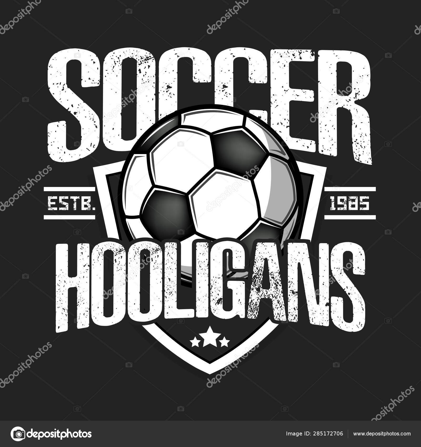 Soccer logo. Soccer hooligans spirit Stock Vector Image by ©Mityay_PG ...