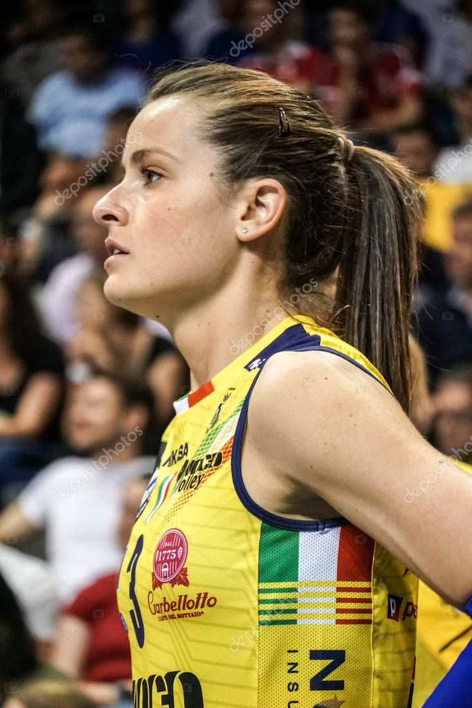 Berlín, Alemania - 21 de mayo de 2019: La jugadora de voleibol Marta ...