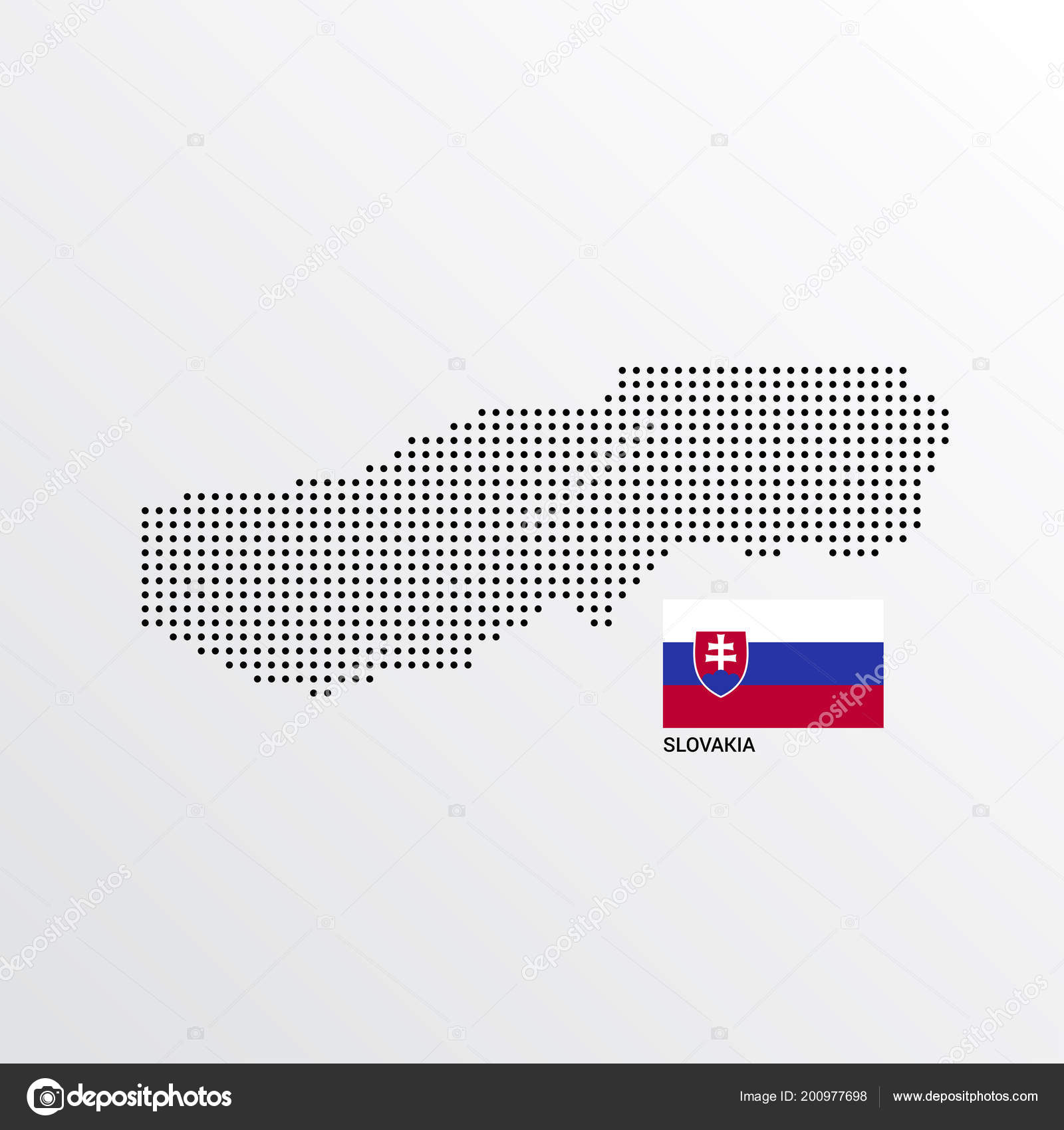 Map Design Flag Light Background Vector Stock Vector Image by ...