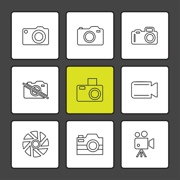 Various Internet Flat Vector App Icons White Background Stock Vector by ...