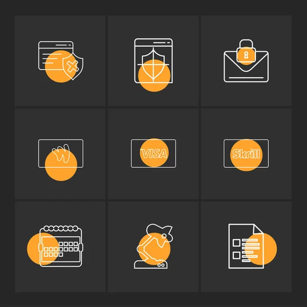 Flat Vector Illustration Icons Set App Icons Stock Vector by ©ibrandify ...