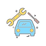 Car Workshop Icon Design Vector Stock Vector Image by ©ibrandify #215357946