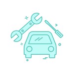 Car Workshop Icon Design Vector Stock Vector Image by ©ibrandify #215357946