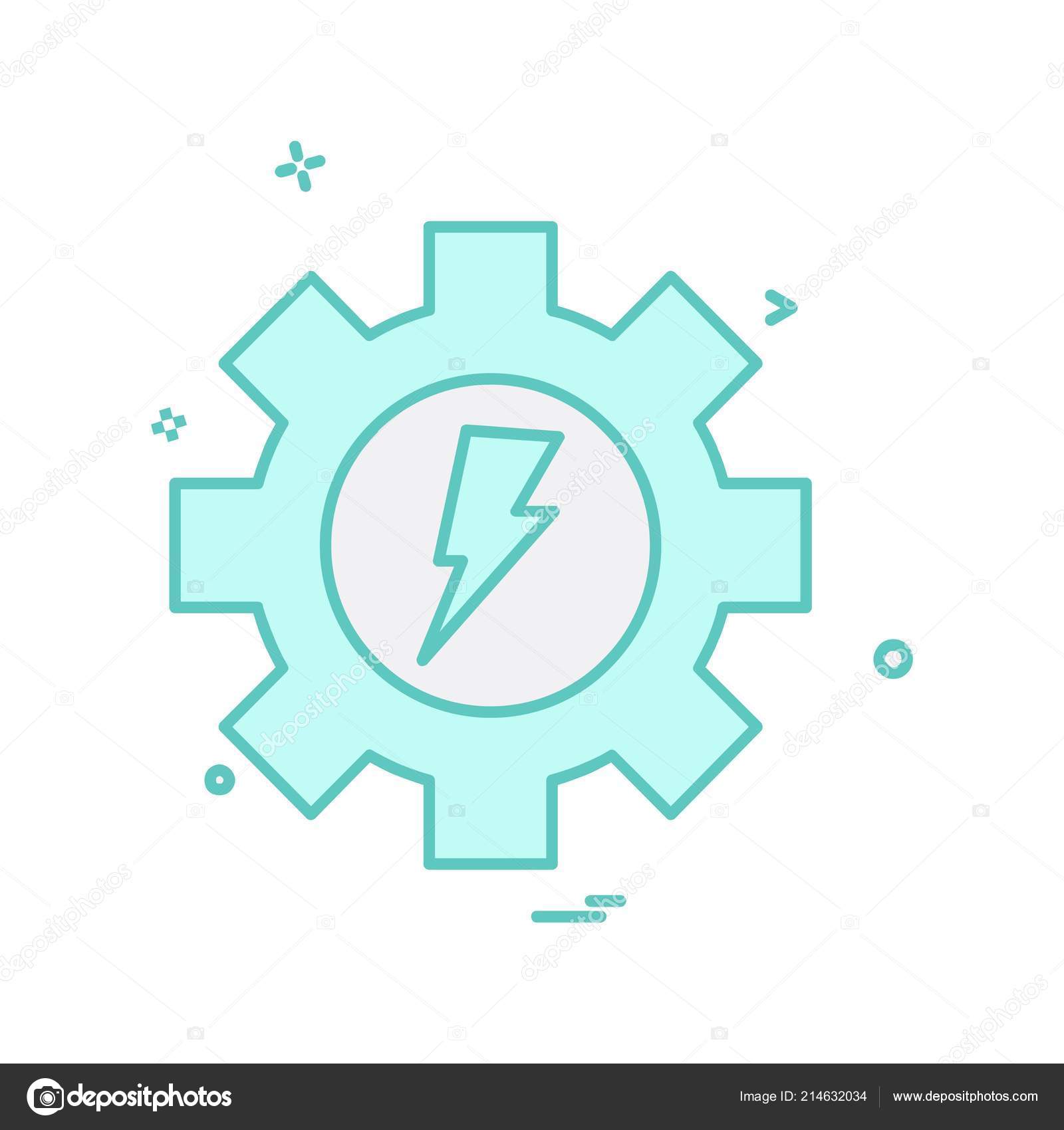 Electric Current Icon Design Vector Stock Vector Image by ©ibrandify ...