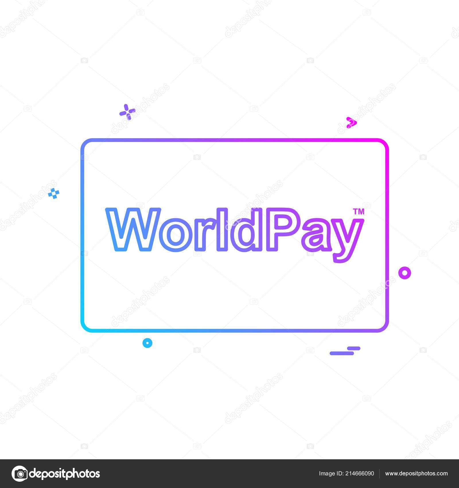 Worldpay Card Design Vector Illustration Stock Vector Image by ...