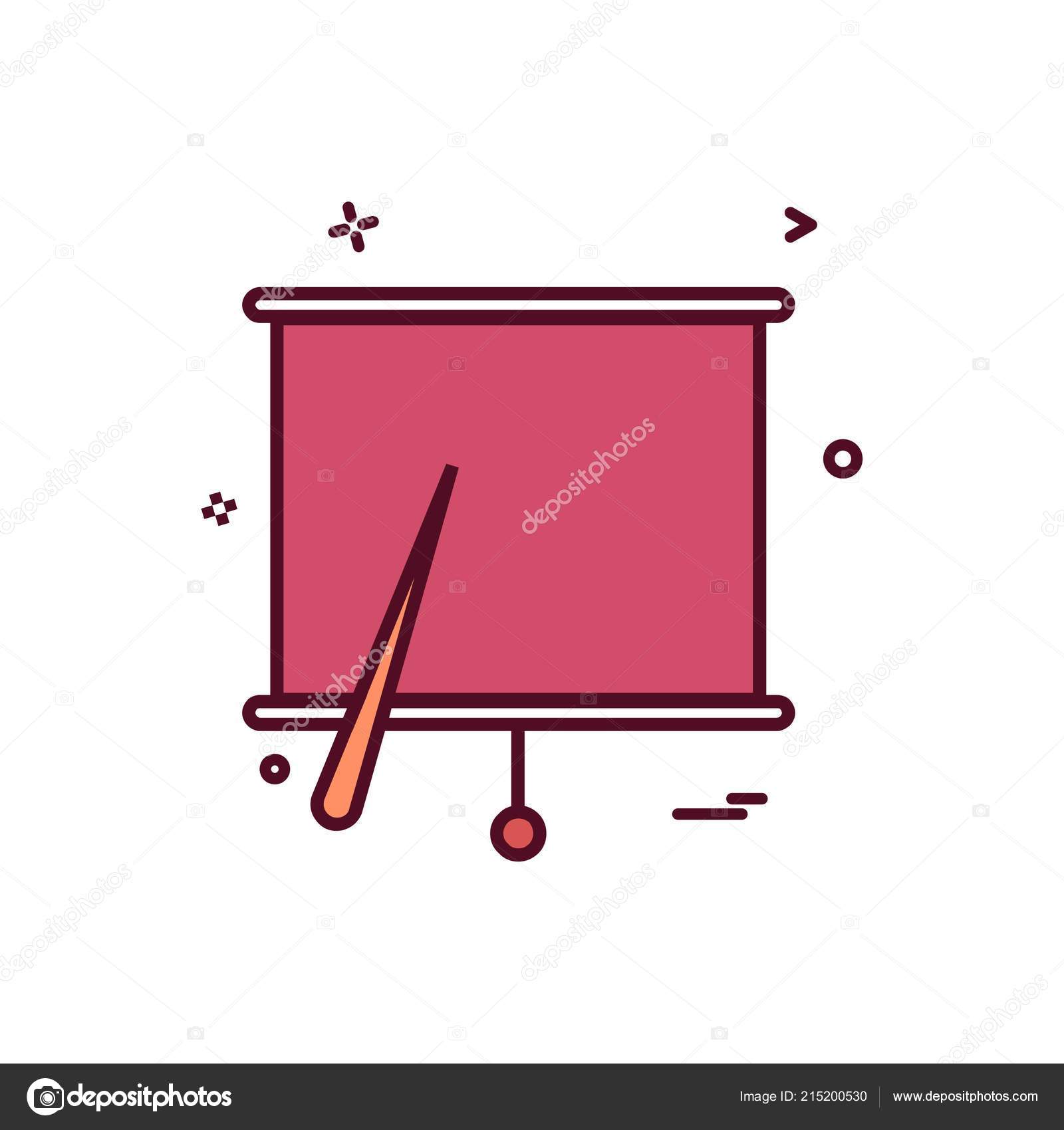 Project Chart Office Icon Vector Design Stock Vector Image by ...
