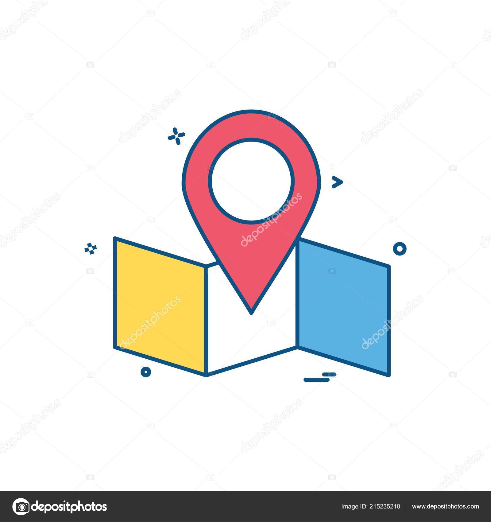 Map Location Navigation Icon Vector Desige Stock Vector by ©ibrandify ...