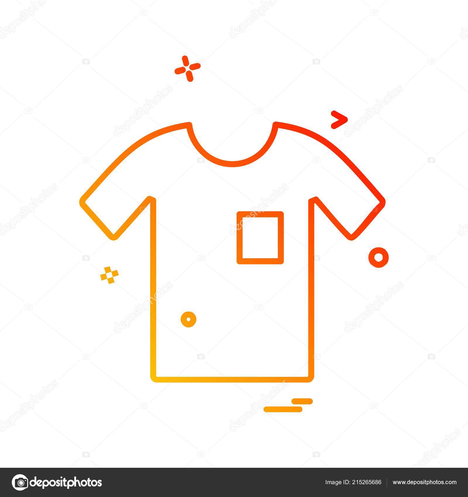 Cloths Icon Design Vector Illustration Stock Vector by ©ibrandify 215265686
