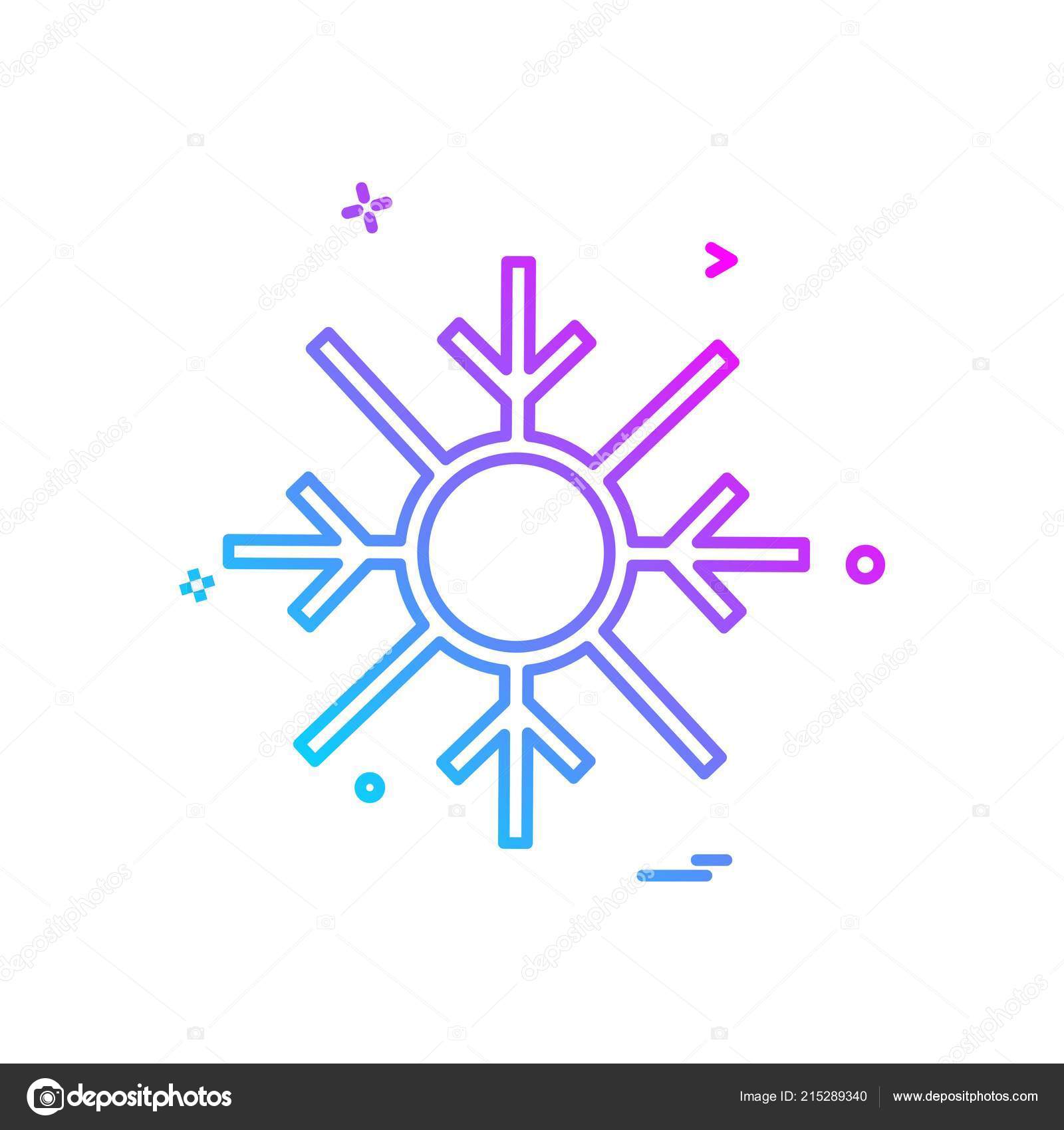 Snowflake Simple Icon White Background Stock Vector Image by ©ibrandify ...
