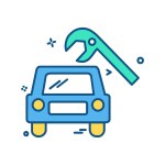 Car Workshop Icon Design Vector Stock Vector Image by ©ibrandify #215357946