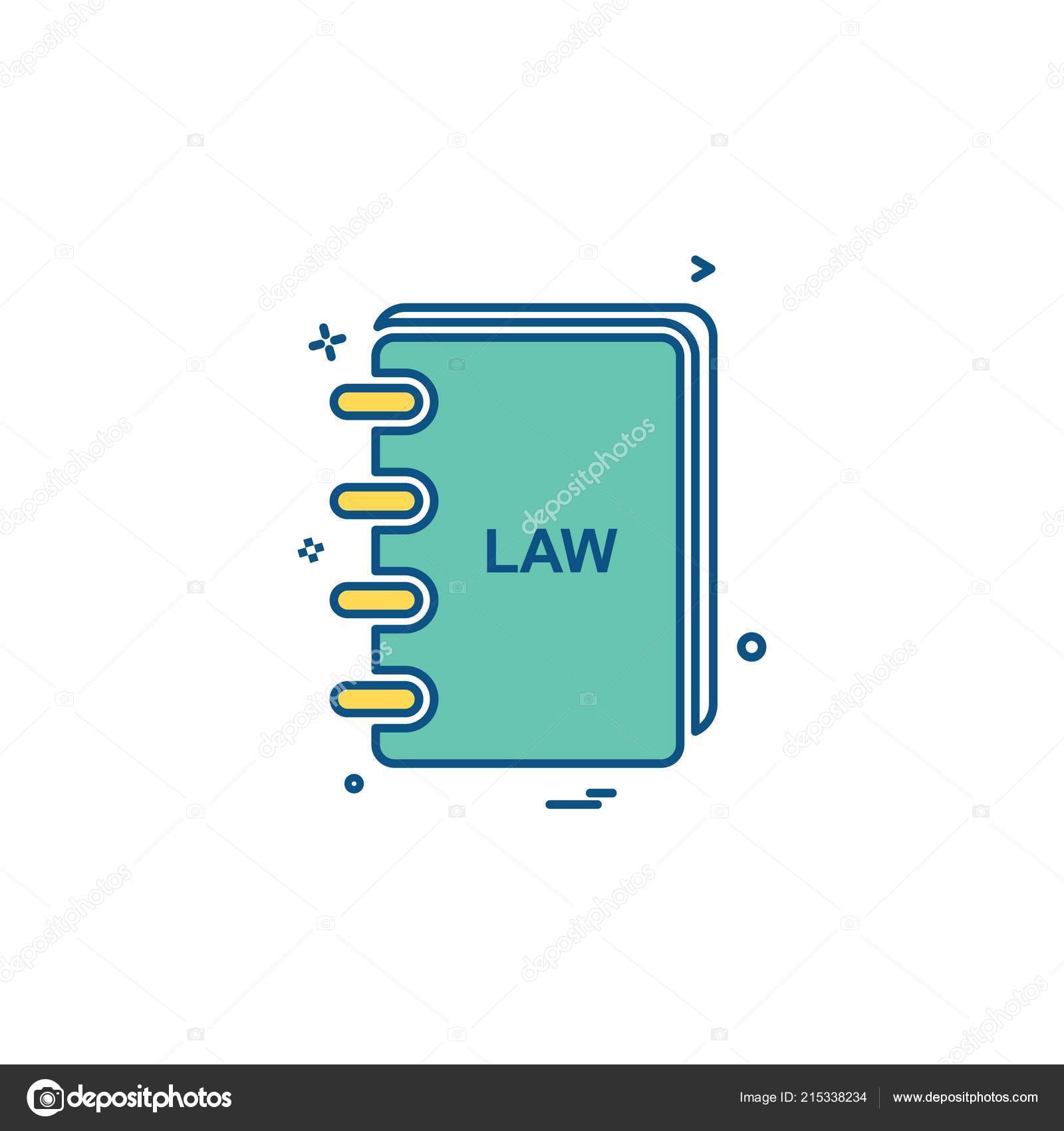 Icono Del Libro Leyes Vector Diseño Vector de stock #215338234 de ...