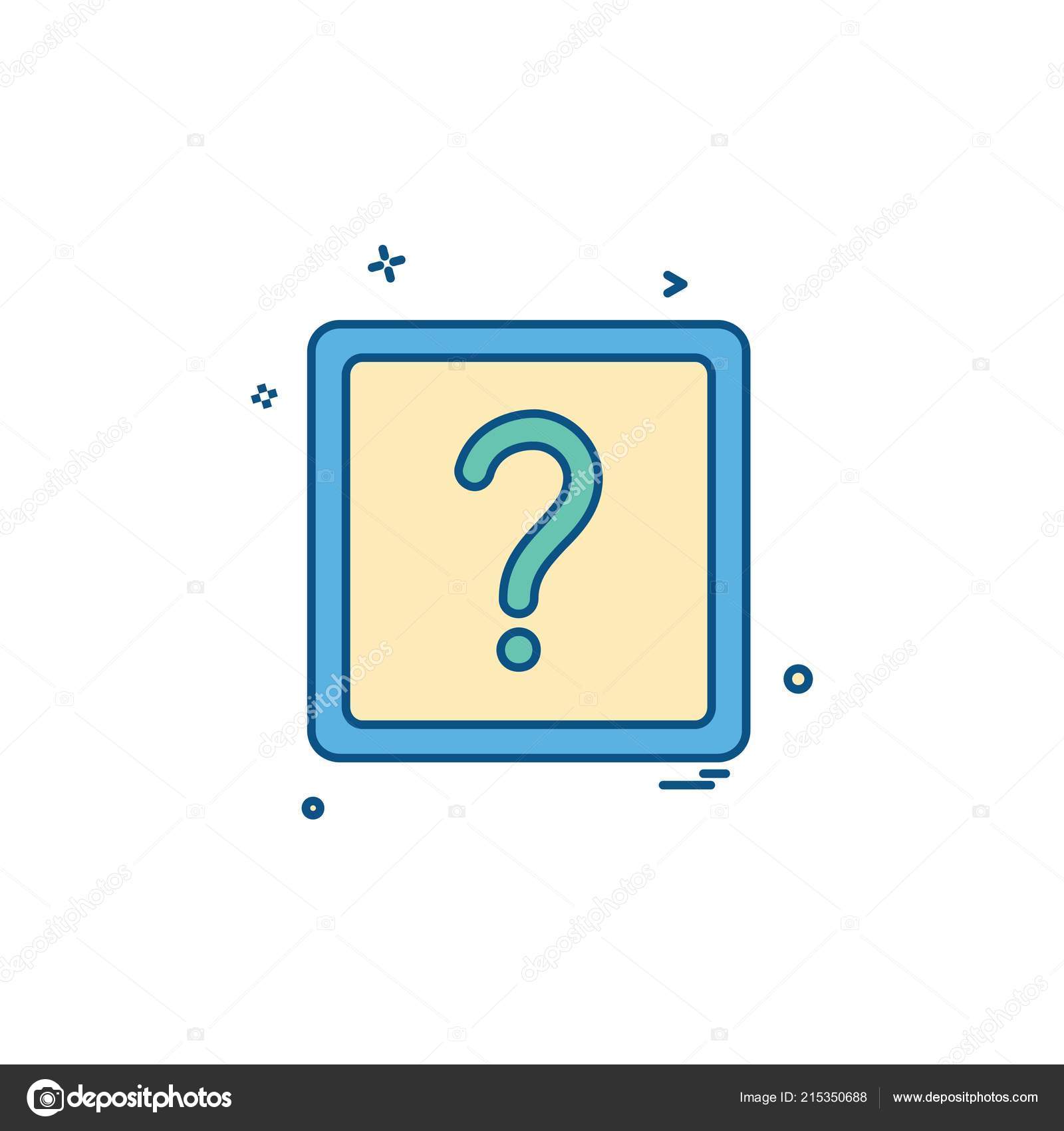 Help Icon Design Colorful Vector Illustration Stock Vector by ...