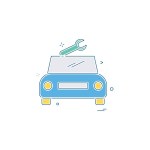 Car Workshop Icon Design Vector Stock Vector Image by ©ibrandify #215357946