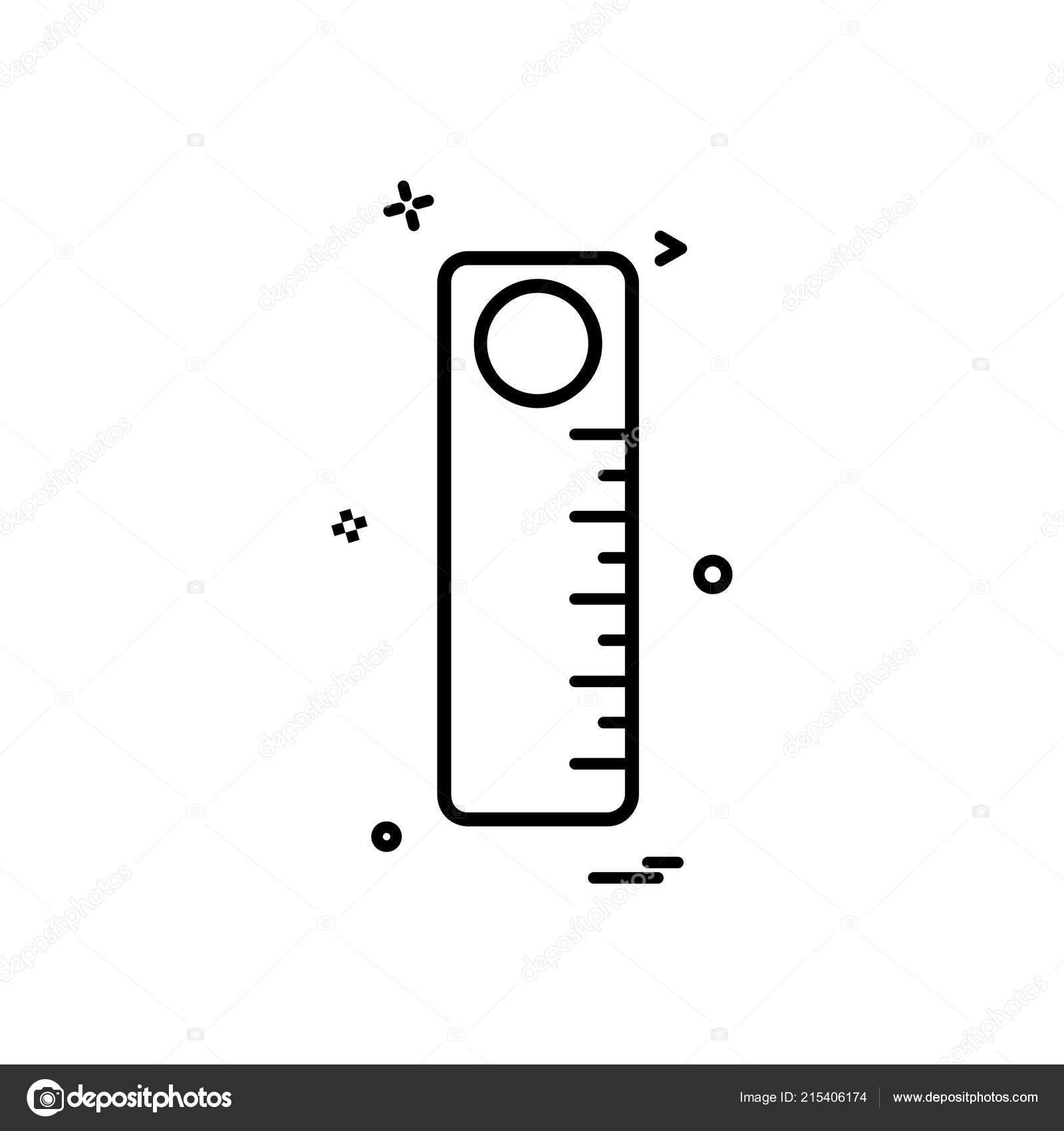 Scale Stationery School Icon Vector Design Stock Vector Image by ...