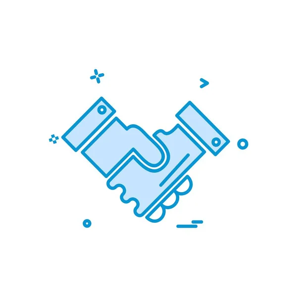 Hand Shake Icon Design Vector — Stock Vector © ibrandify #215340686