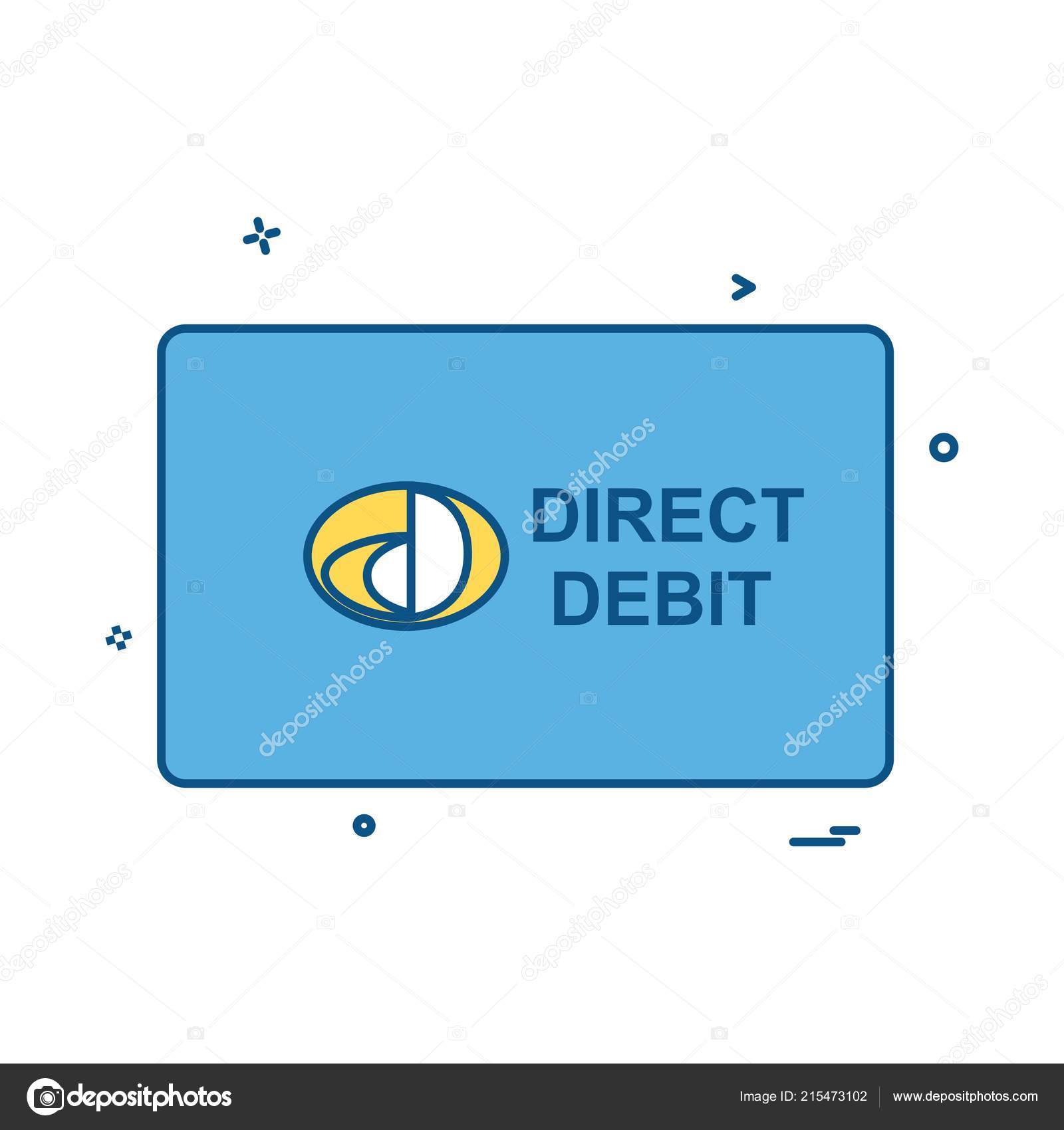 Vector Diseño Tarjeta Débito Directo Vector de stock #215473102 de ...
