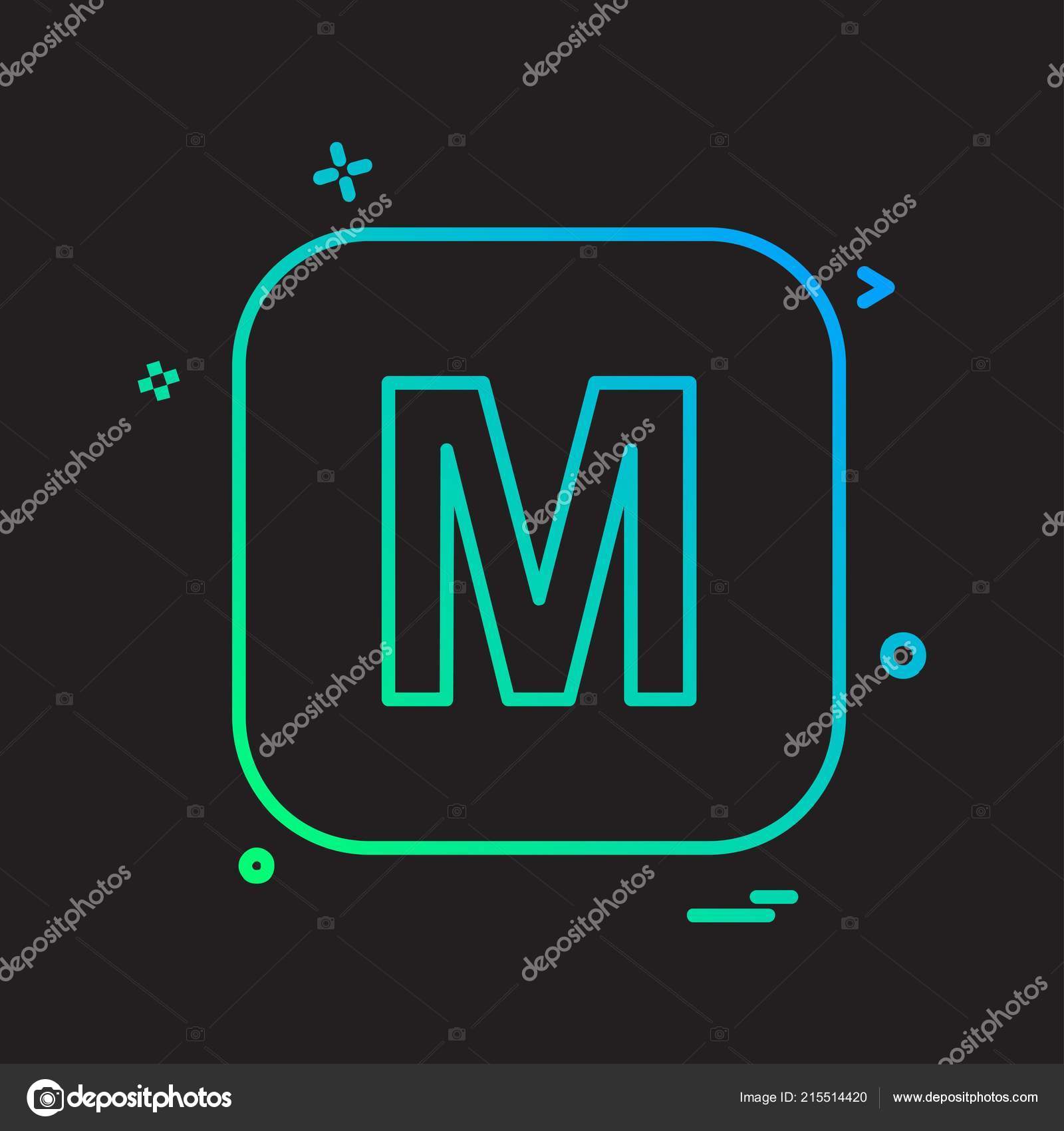 English Alphabets Icon Design Vector Stock Vector by ©ibrandify 215514420
