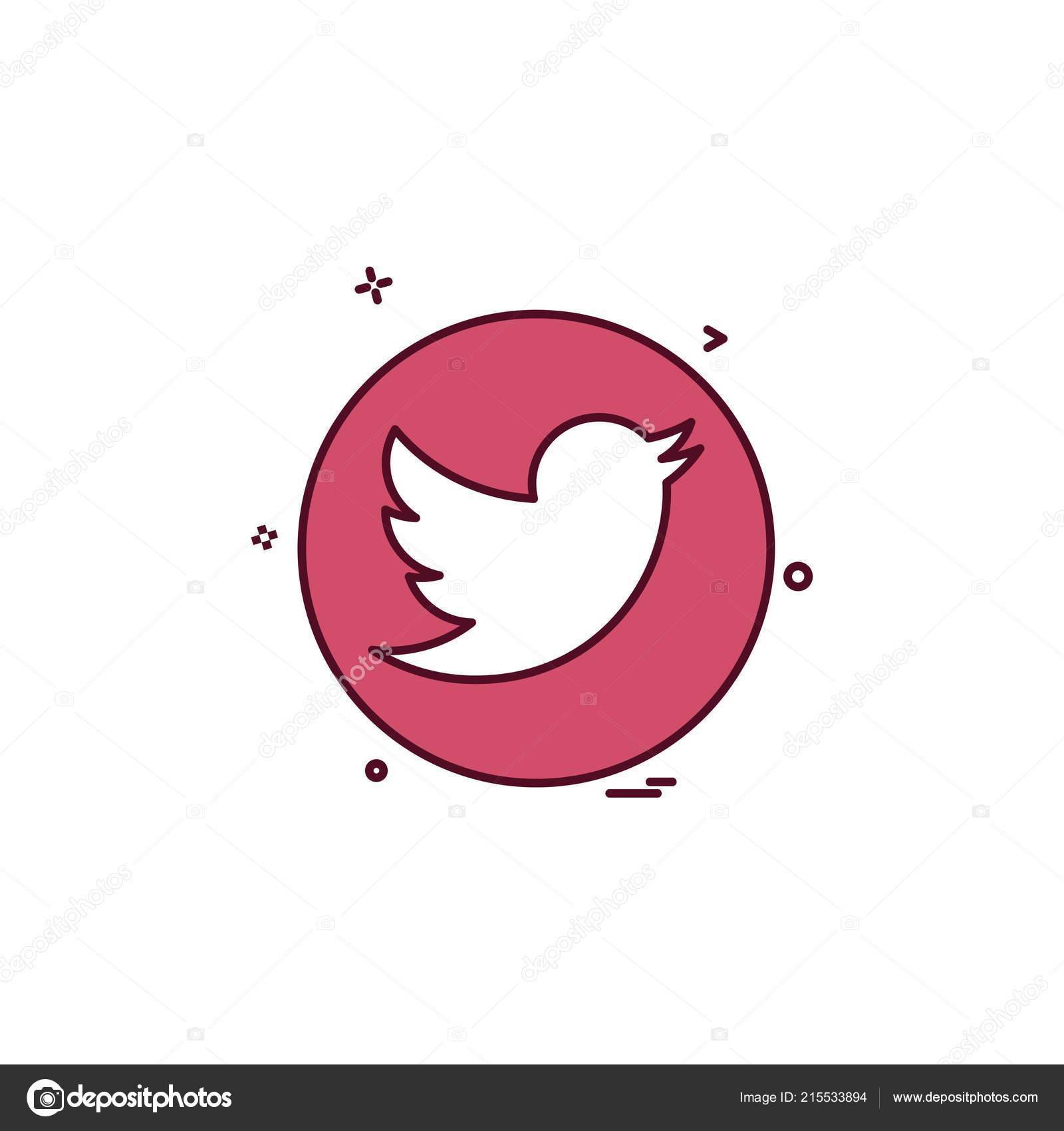 Pink Twitter Logo