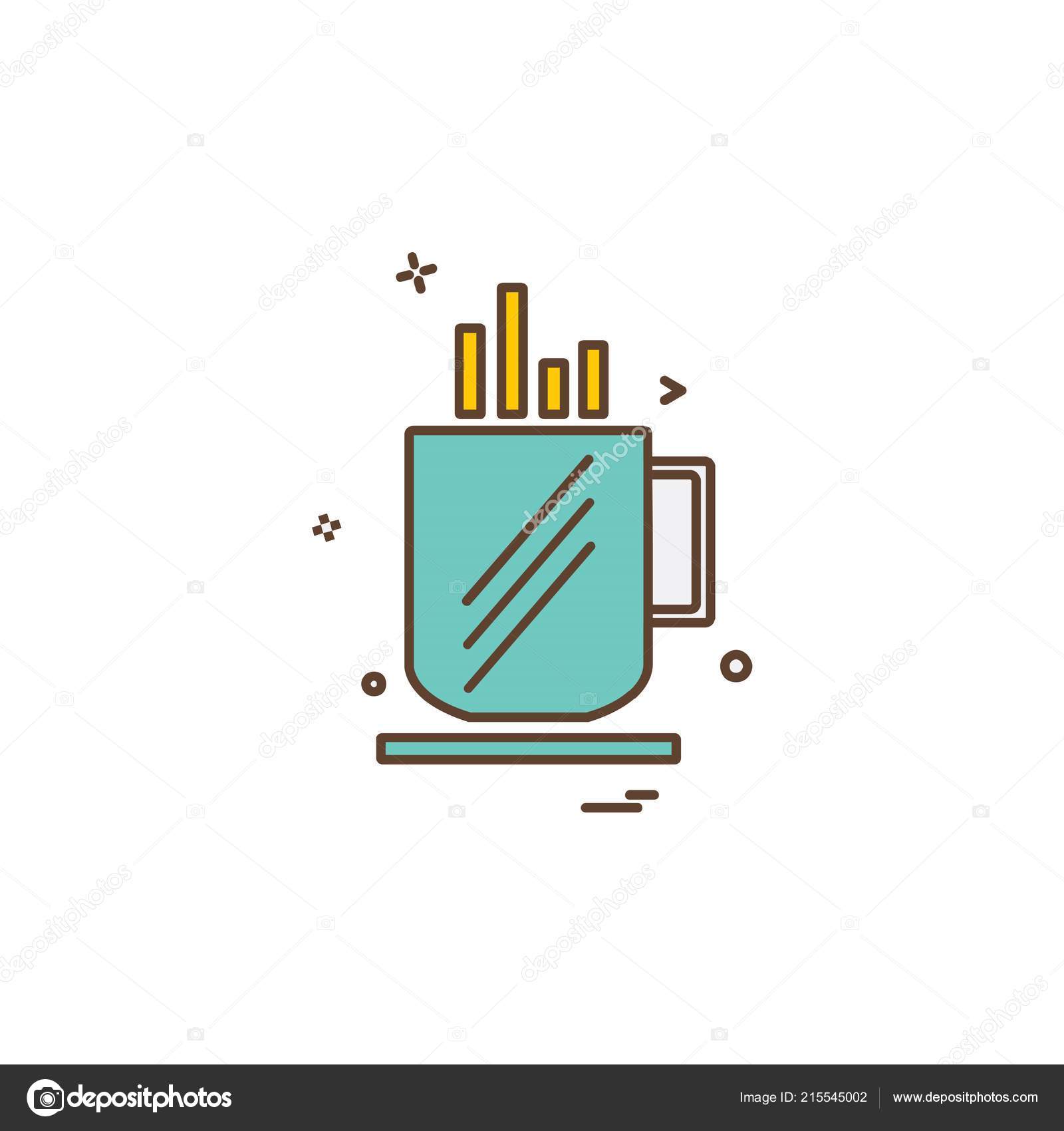 Cup Icon Vector White Background Stock Vector by ©ibrandify 215545002