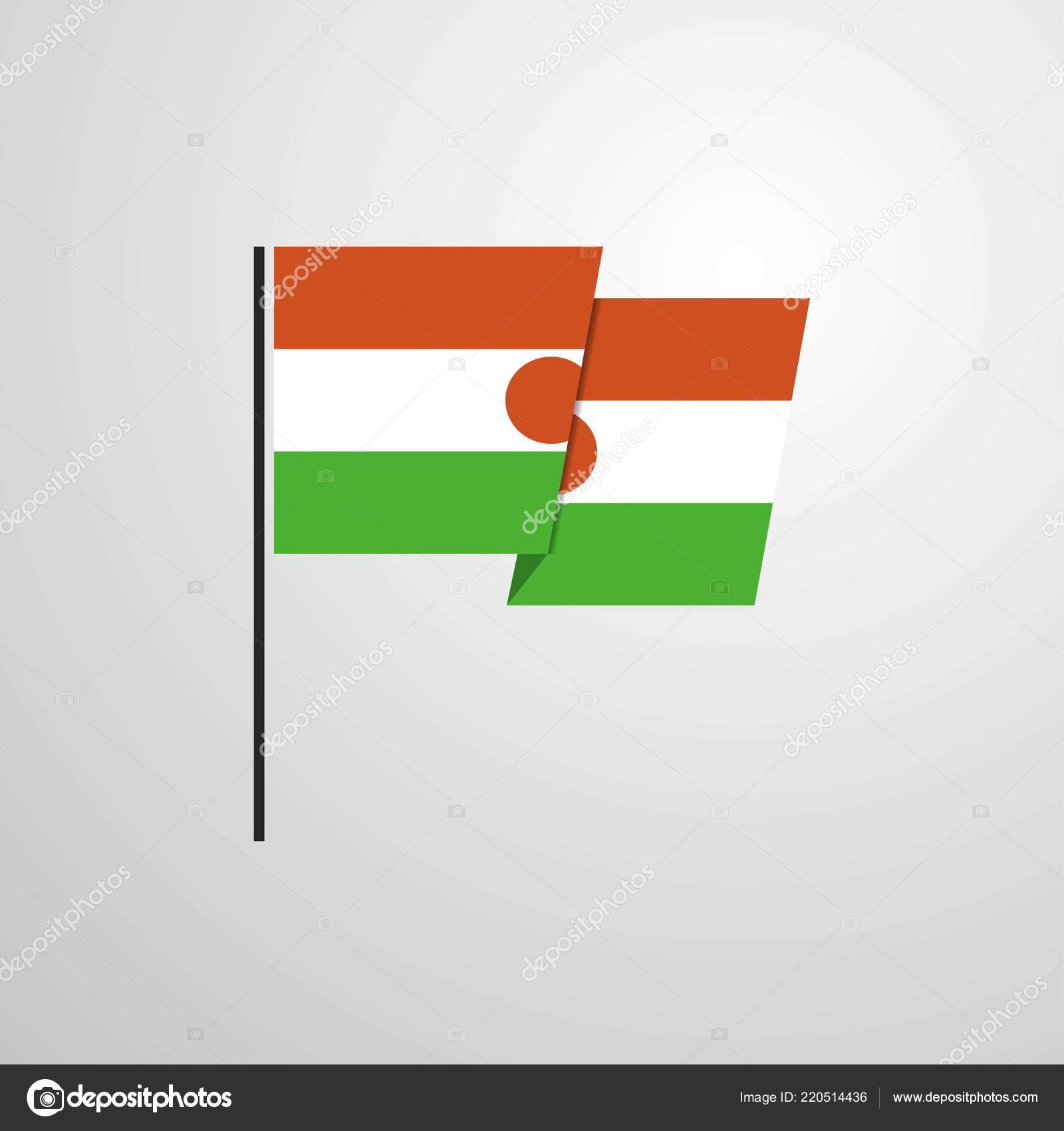 Niger Waving Flag Design Vector Stock Vector by ©ibrandify 220514436