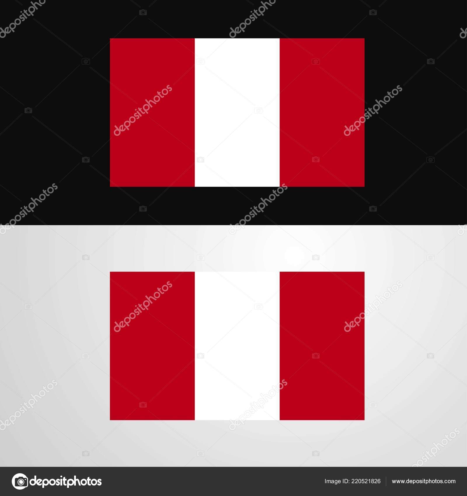Perú Bandera Diseño Banner Vector de stock por ©ibrandify 220521826
