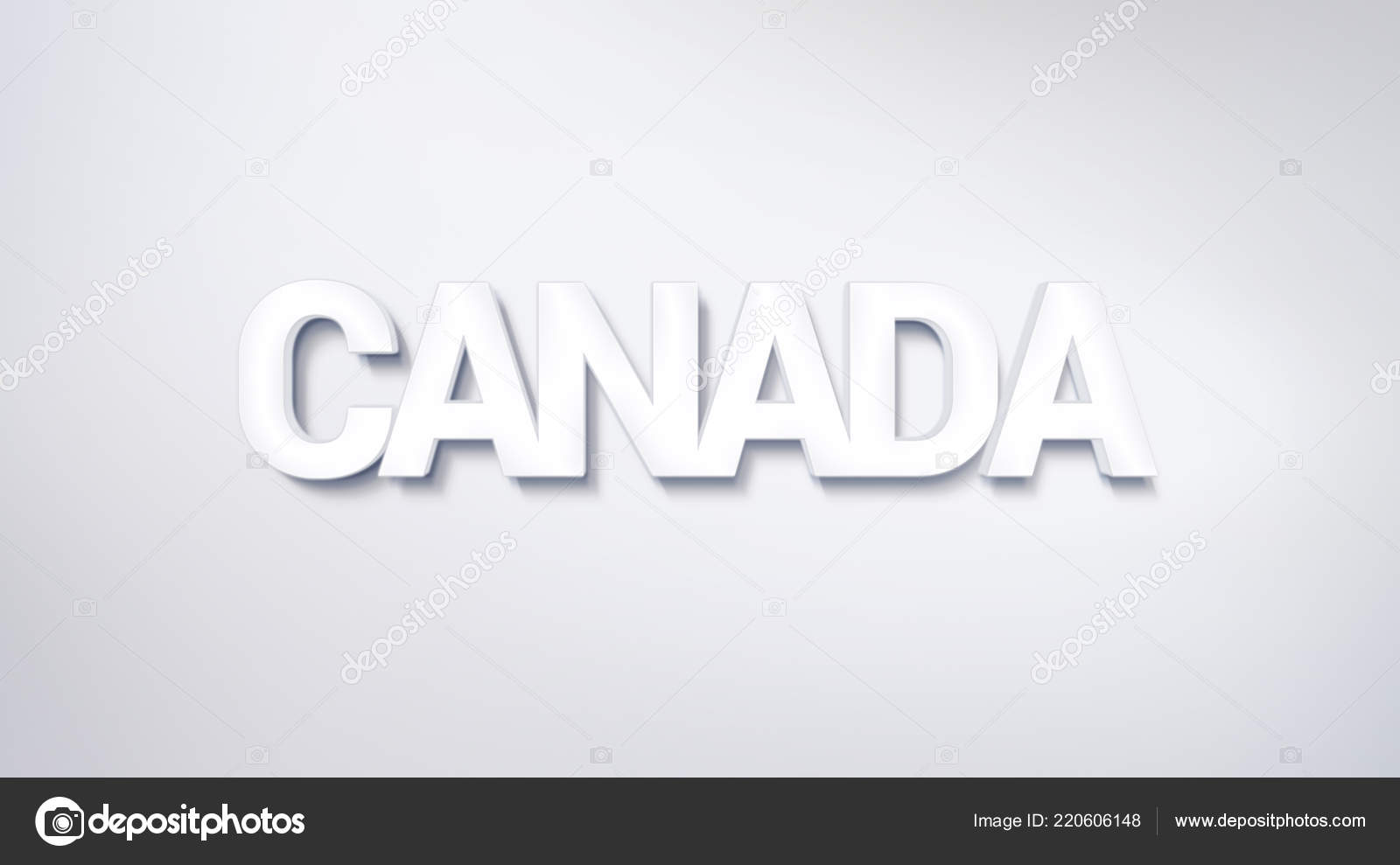 Canada Text Design Calligraphy Typography Poster Usable Wallpaper ...