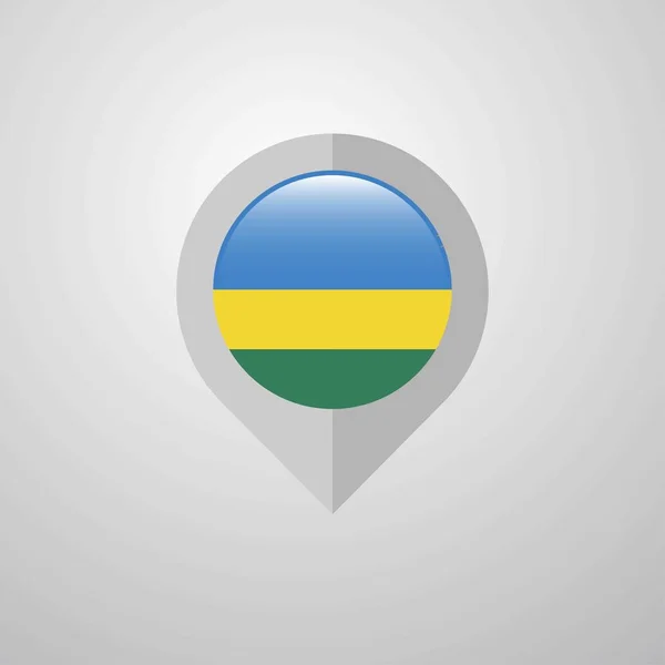 Rwanda map pin Vector Art Stock Images | Depositphotos