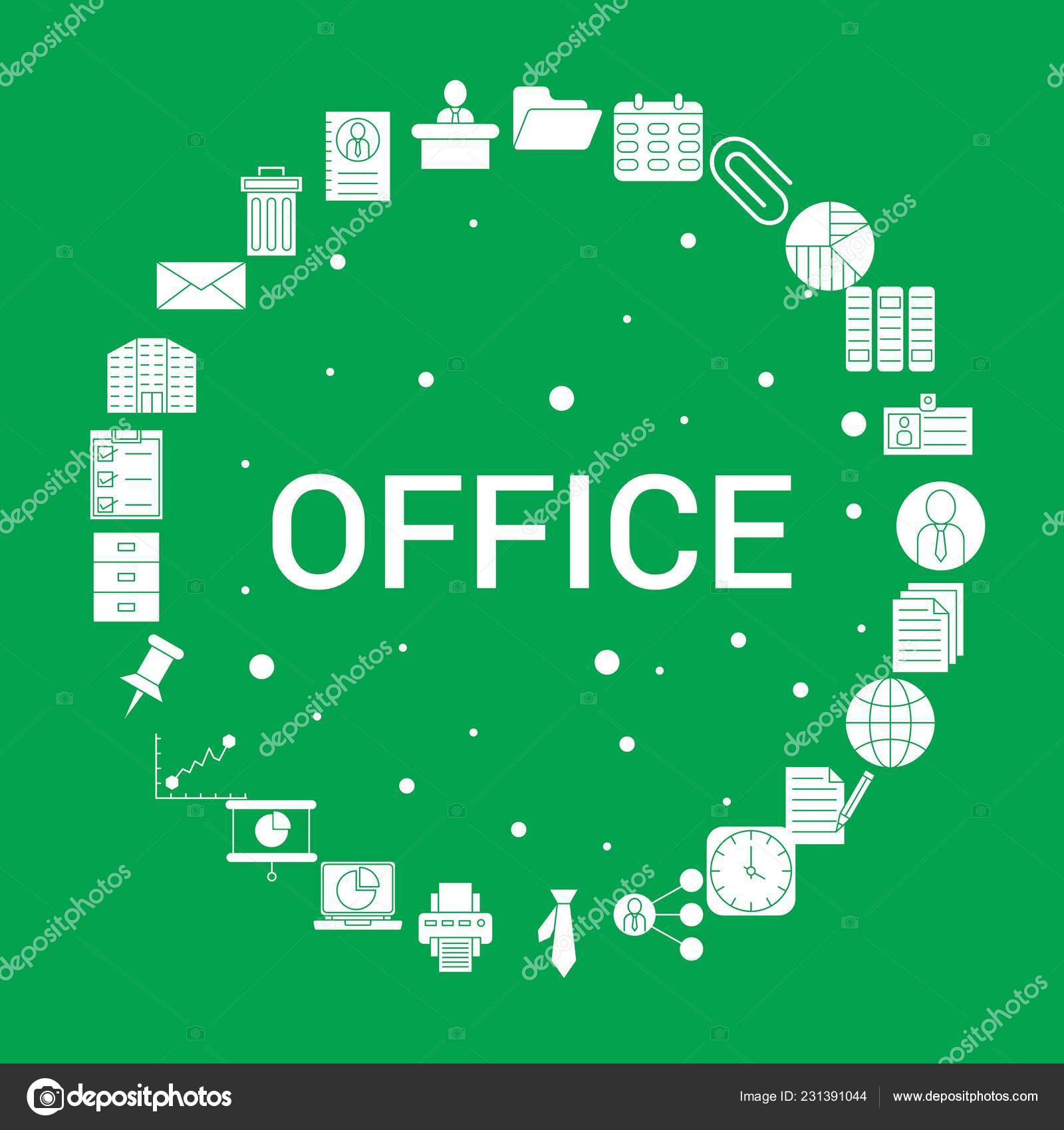 Office Icon Set Infographic Vector Template Stock Vector by ©ibrandify ... Office Icon Set Infographic Vector Template Stock Vector by ©ibrandify ...