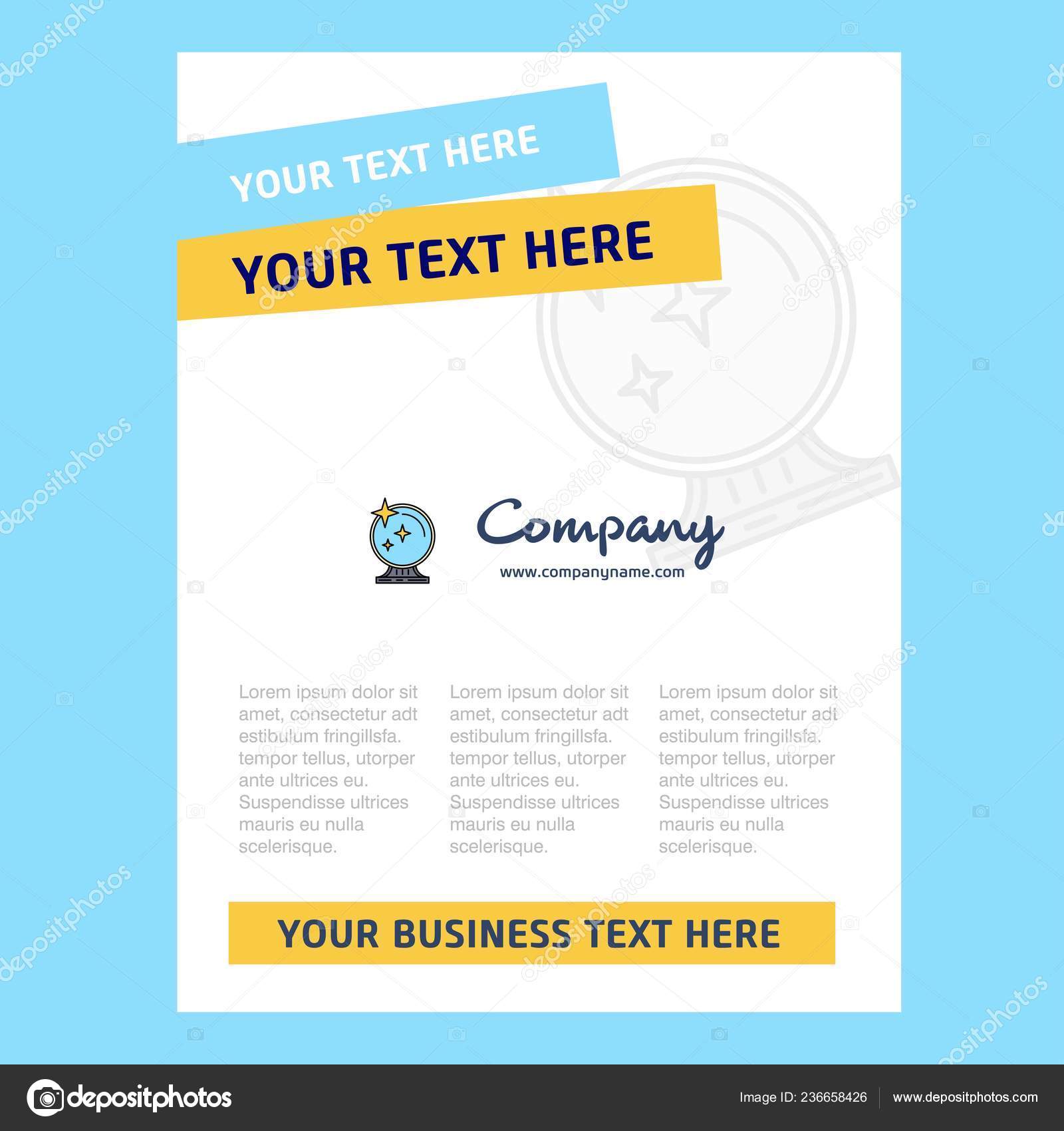 Mirror Title Page Design Company Profile Annual Report Presentations ...